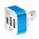 Мини-USB-адаптер-разветвитель, Синий