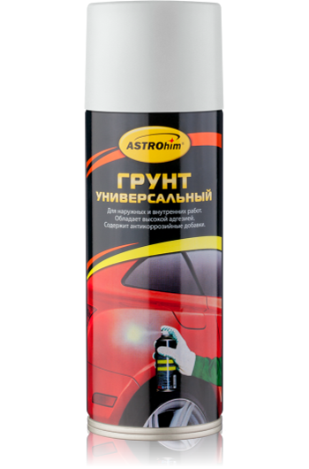 Грунт ASTROhim AC611, универсальный, белый, аэрозоль, 520 мл