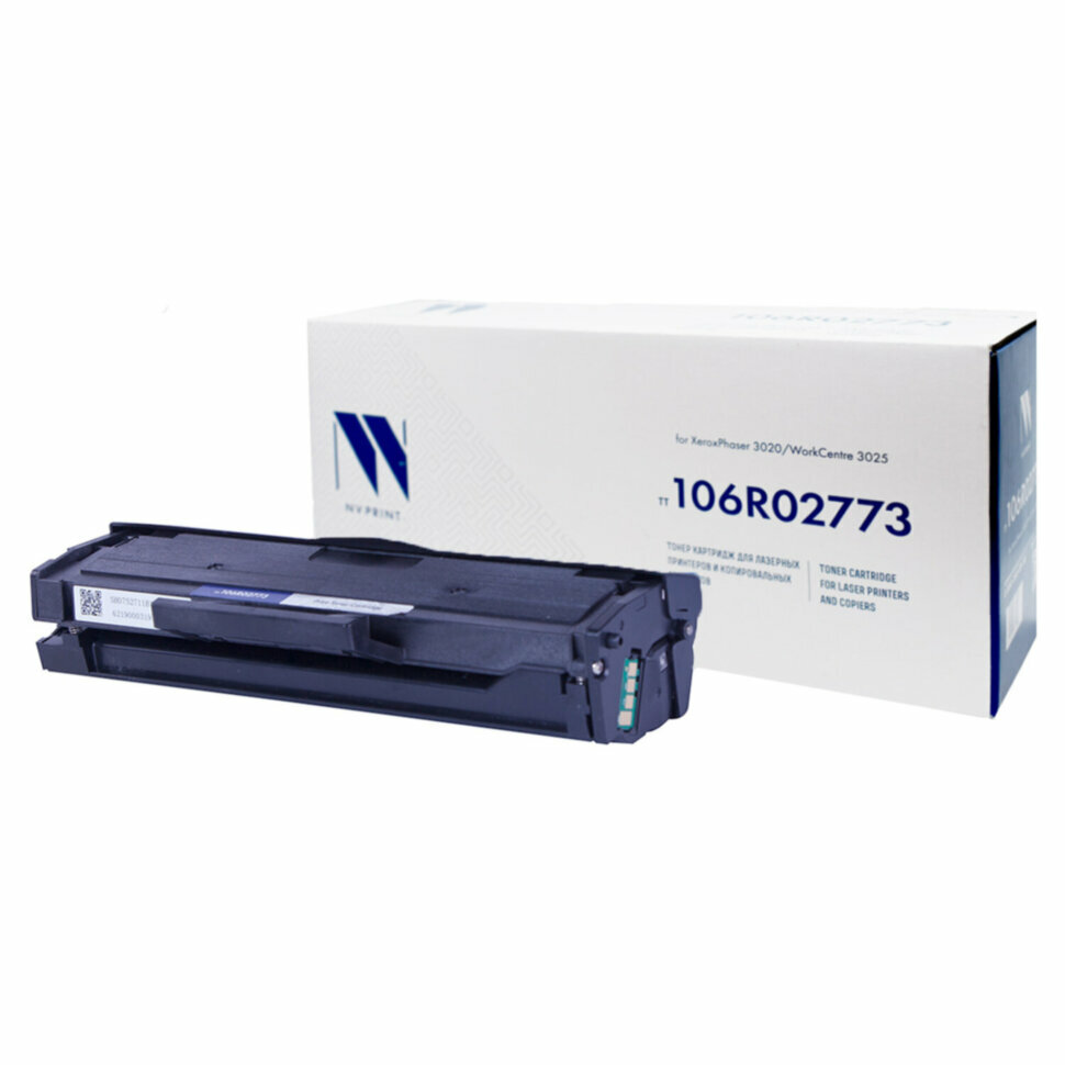 Картридж лазерный NV PRINT (NV-106R02773) для XEROX Phaser 3020/WorkCentre 3025, ресурс 1500 страниц, 363382