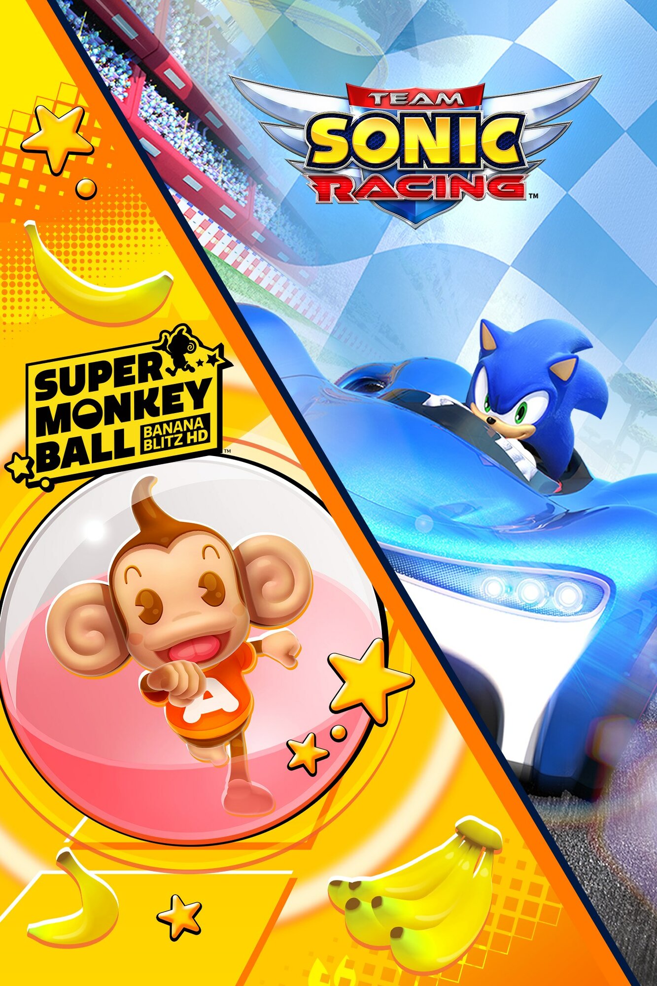 Team Sonic Racing & Super Monkey Ball: Banana Blitz HD — ключ активации Xbox / Microsoft Store · Xbox One, Xbox Series X|S · цифровой ключ · любой регион
