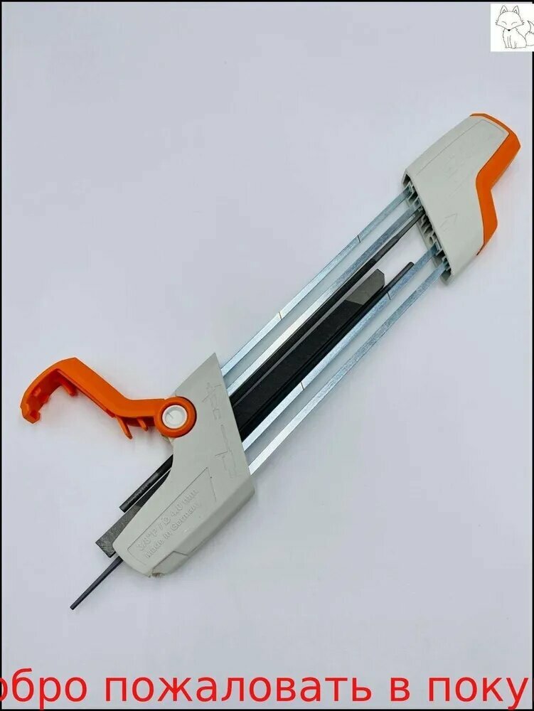 Комплект для Заточки Пильных Цепей Stihl 4,0 мм с Шагом 3/8" P: Все в Одном для Бензопилы