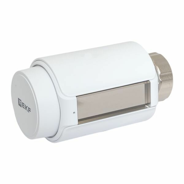Терморегулятор умный для радиатора отопления (термоголовка) Zigbee Connect EKF ett-8