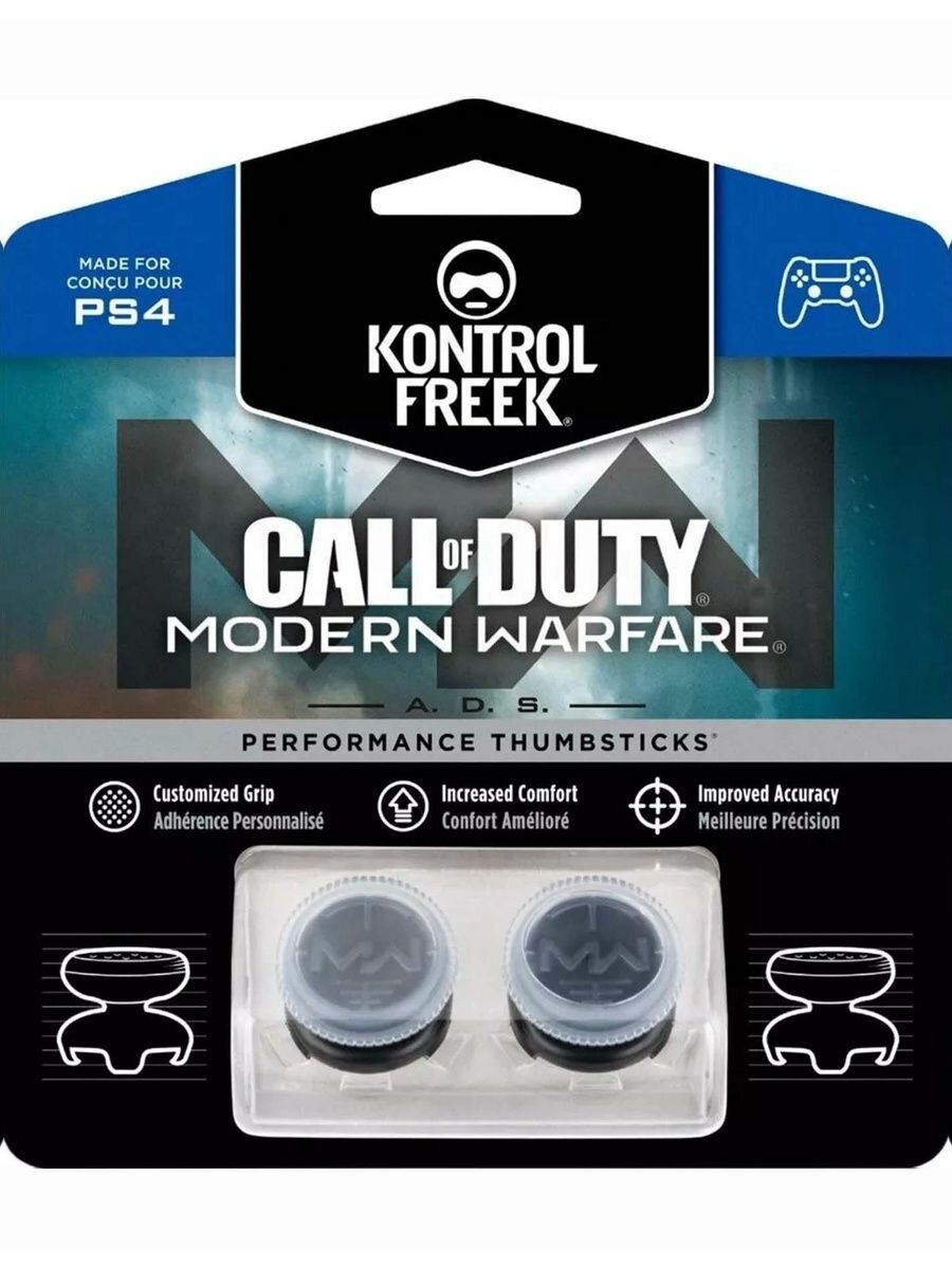 Джойстики KontrolFreek Call of Duty: Modern Warfare II для Xbox One и Xbox Series X 2 с высокой посадкой, гибридные / плоские Черные / зеленые