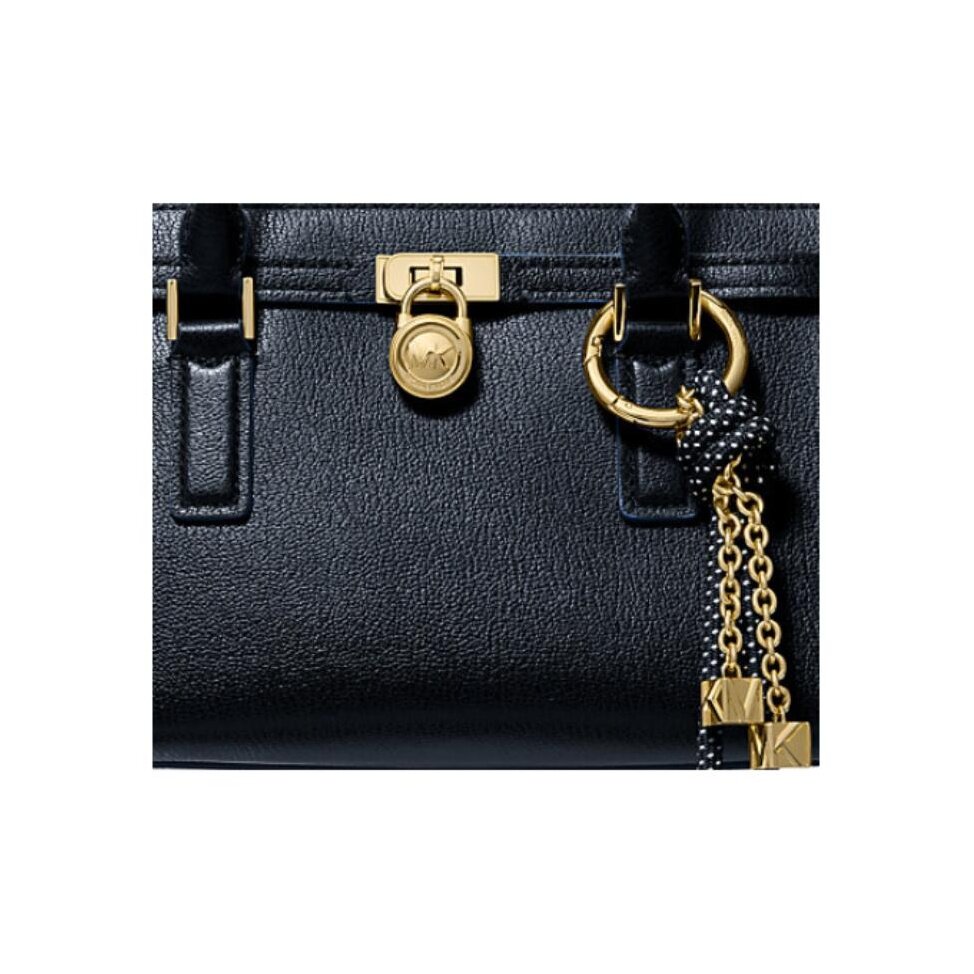 Сумка MICHAEL KORS HAMILTON, фактура матовая, темно-синий — фото 1