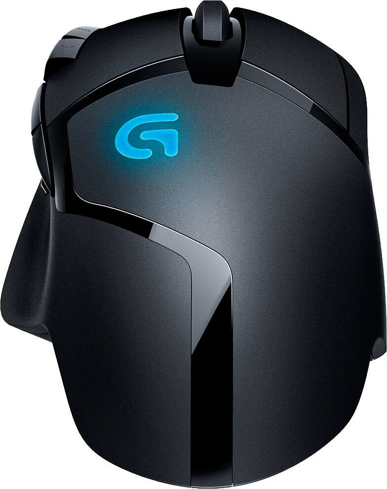 Мышь проводная Logitech Hyperion Fury G402, игровая, оптическая, USB, 4000dpi, черный (910-004070)