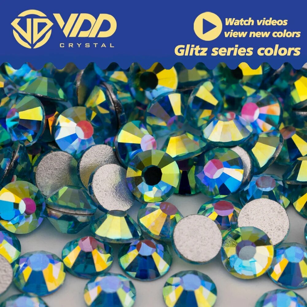 Стразы VDD Glitz Azure SS20, 1440 шт