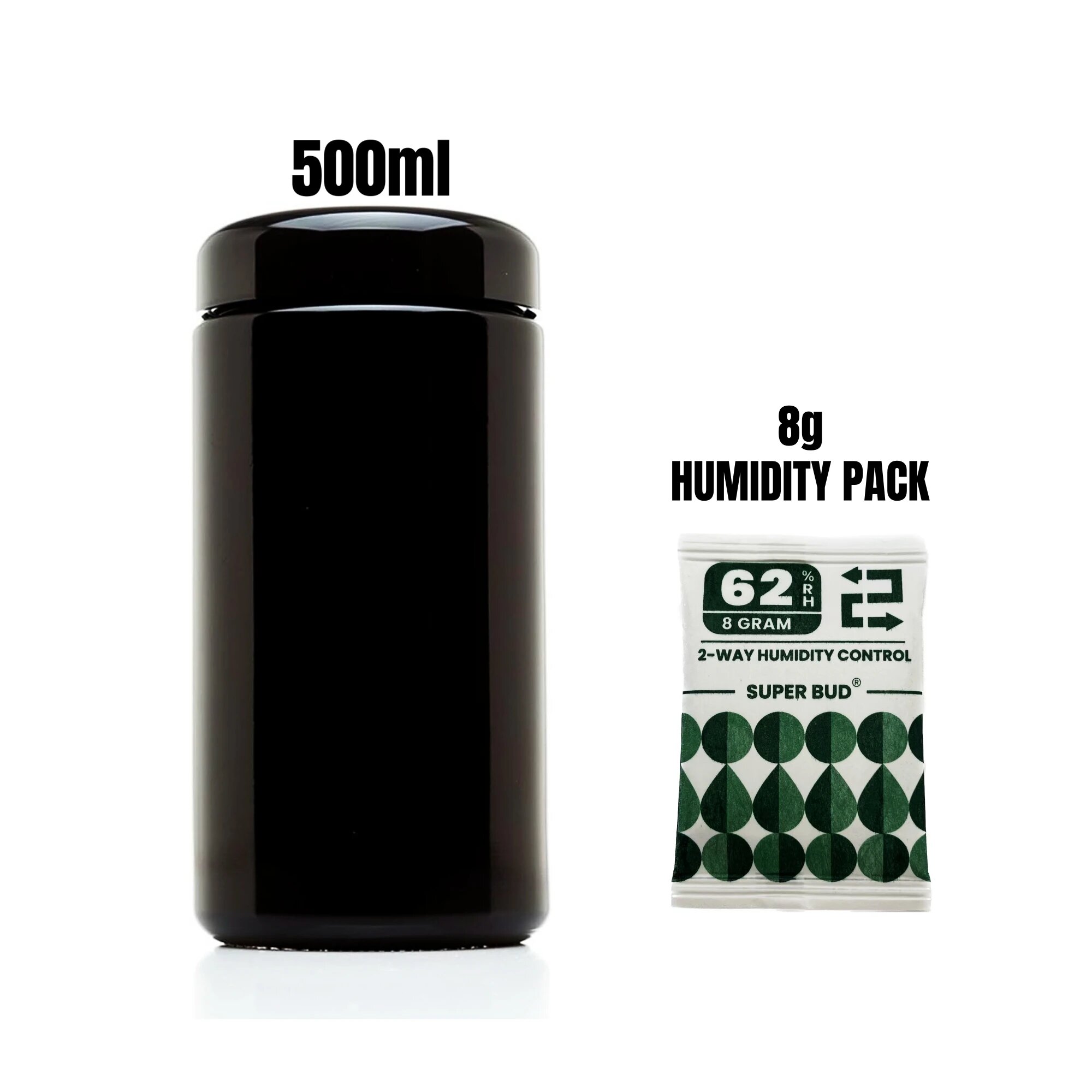 Банка герметичная 500ml черная