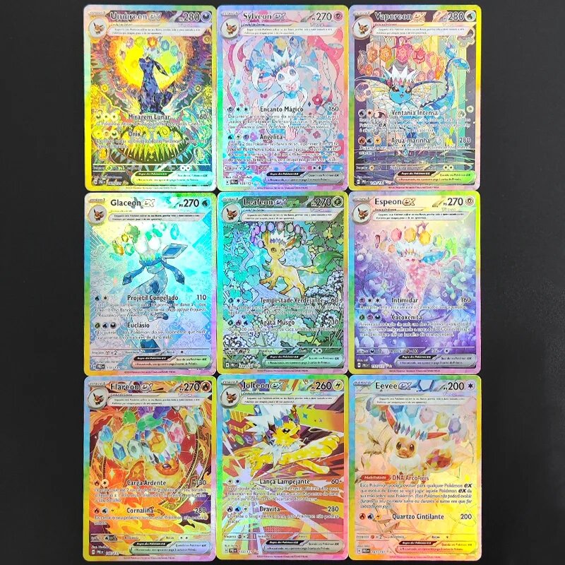 Коллекция карт Pokémon Prismatic Evolutions, 9шт