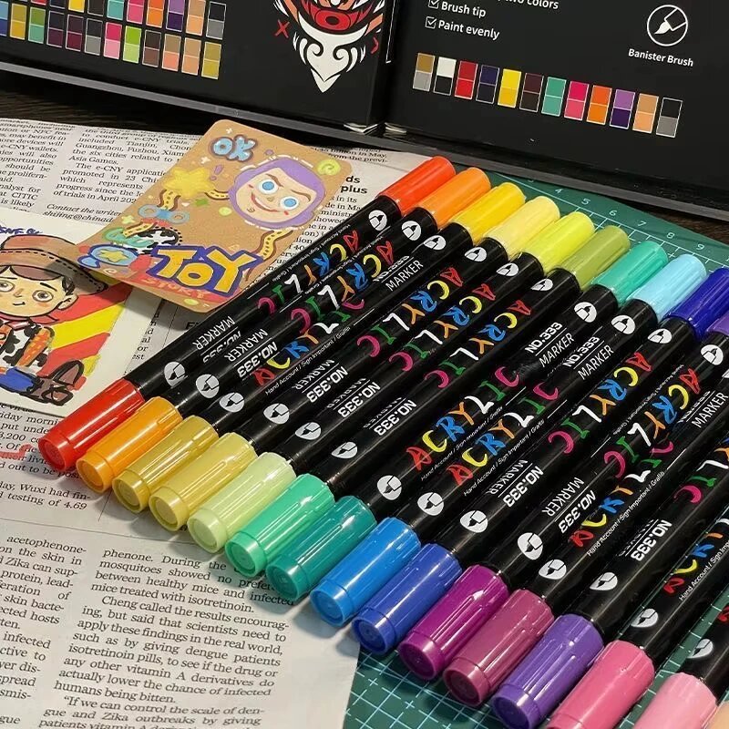 Акриловые маркеры 24 цвета, 48Colors