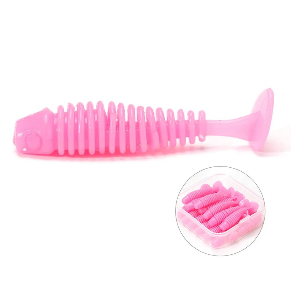 Искусственные силиконовые приманки Supercontinent Shad 3,5 см 0,65 г 20 шт. Pink