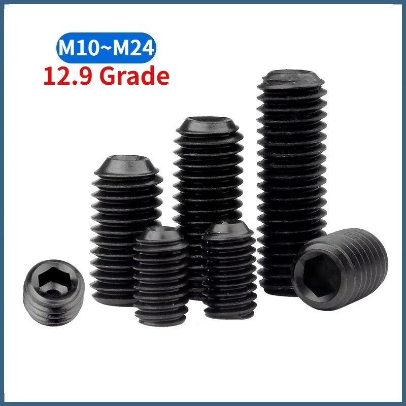 Стопорные винты M12x30мм, 5шт, сталь 12.9