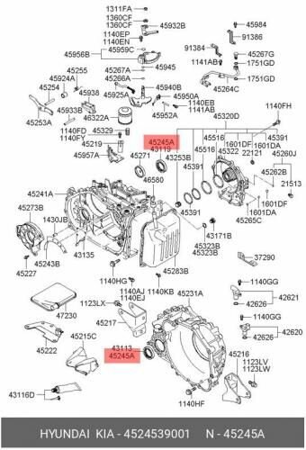 Уплотнительное кольцо акпп Hyundai / Kia (Mobis) 4524539001