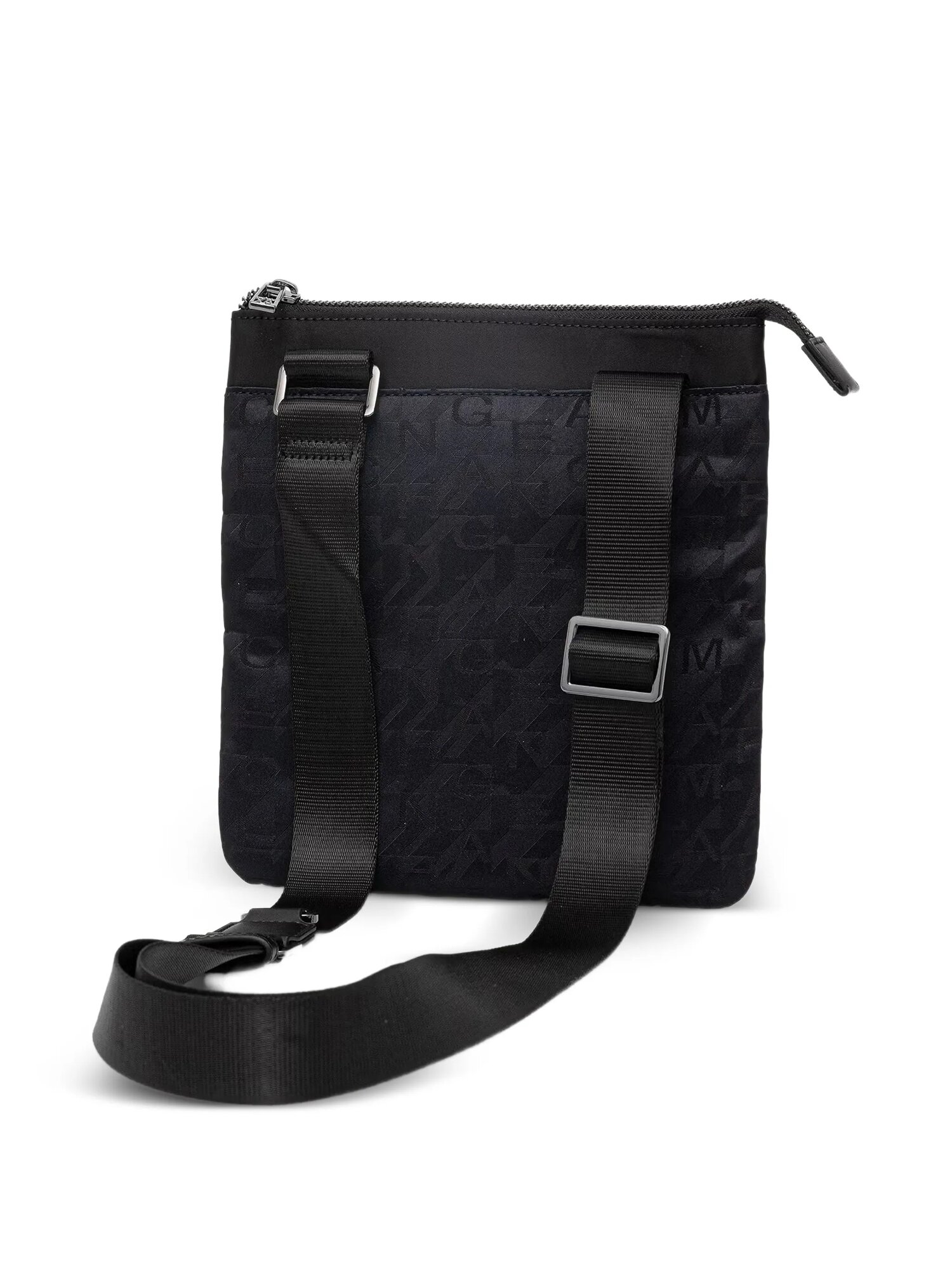 Сумка Monogram-pattern logo-plaque messenger bag