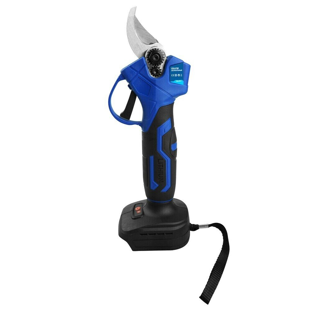 Секатор для деревьев и кустарников аккумуляторный Vertextools 21V-1 21 В 1,5 Ач Li-lon 1 АКБ и ЗУ (VSA-21-1)