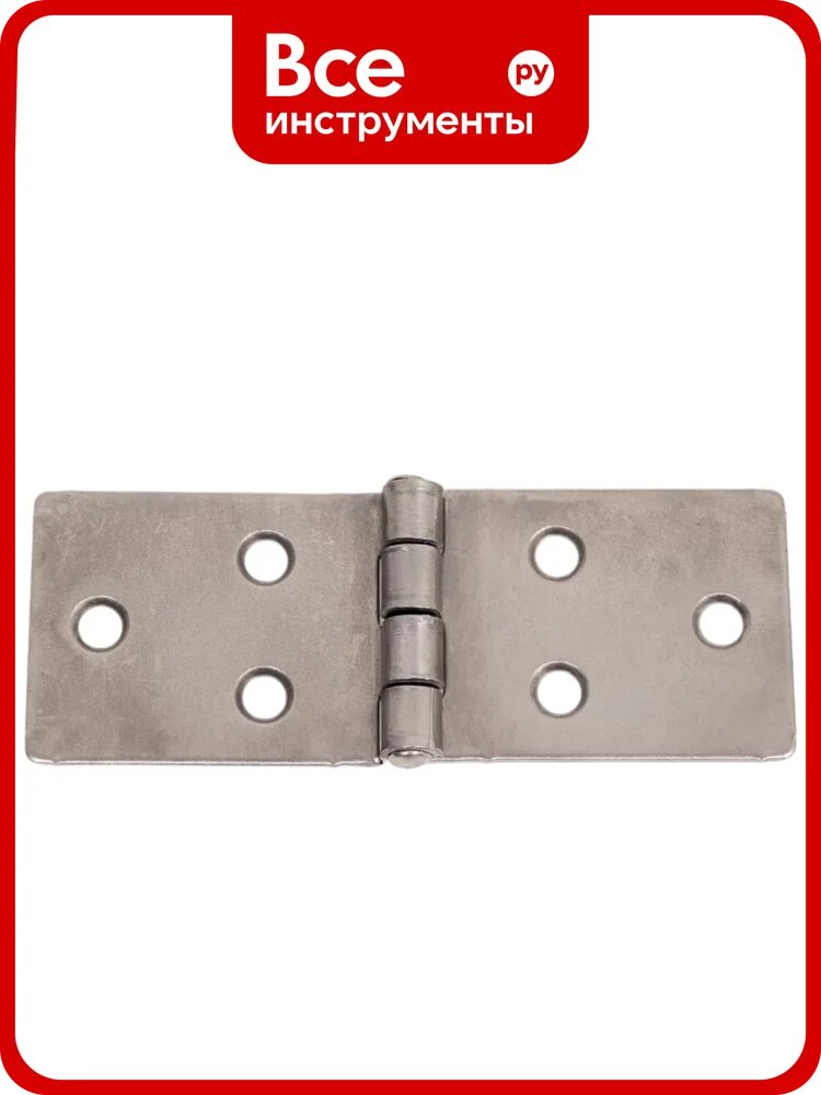 Петля Zitar 145073, карточная, сталь, хромированная, 110x40 мм