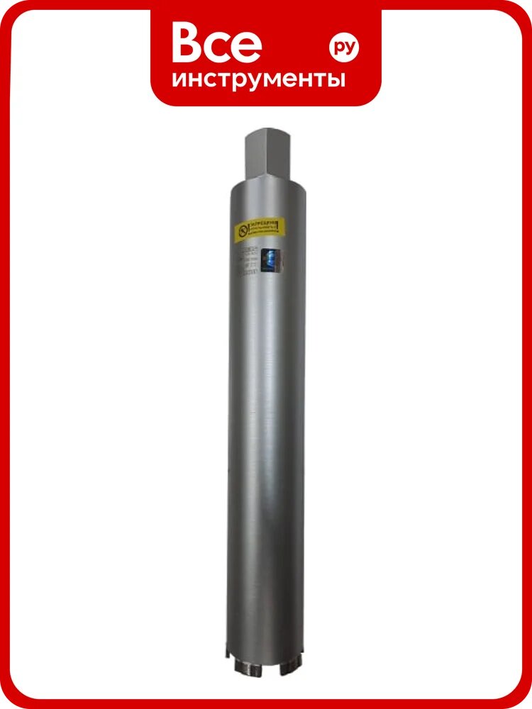 Коронка алмазная по бетону Hilberg 68x450 мм Laser 1 1/4 UNC HD708, для сухого сверления совместно