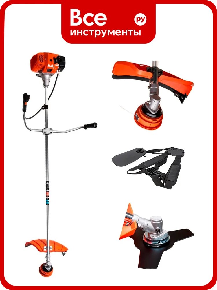 Триммер Gigant CG-KW02-520, бензиновый, леска/нож, мощность 2,1 л. с.