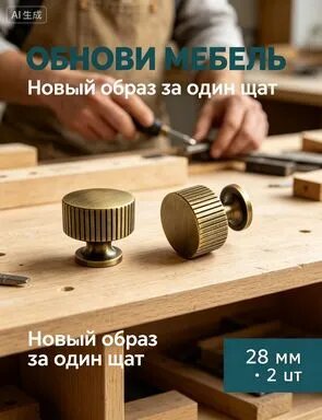 Ручка мебельная ,2.8см