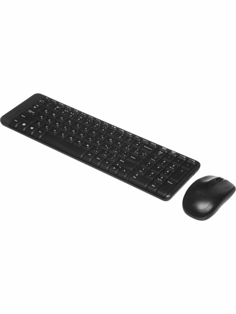 Клавиатура + мышь Logitech MK220 клав: черный мышь: черный USB беспроводная (920-003236)