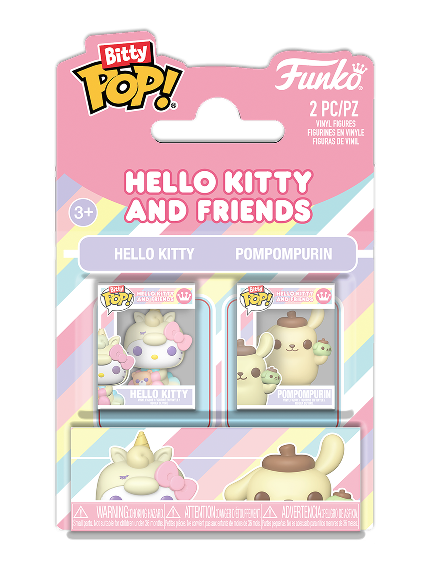 Набор фигурок Funko POP! Bitty Hello Kitty & Pompompurin 94212 Хеллоу Китти и Помпомпурин, 2 шт
