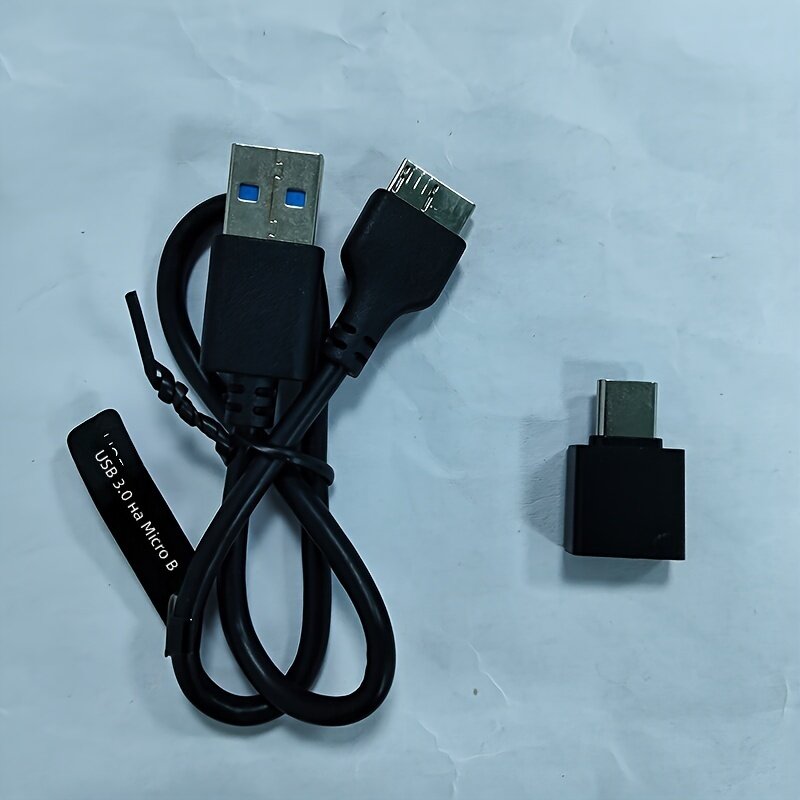 Кабель USB 3.0 UC-E22 Type A - Micro B для синхронизации данных и зарядки, высокоскоростной 4.8, с адаптером TYPE-C OTG, совместим с Canon EOS 5D IV, 7D Mark II, 1D X Mark II