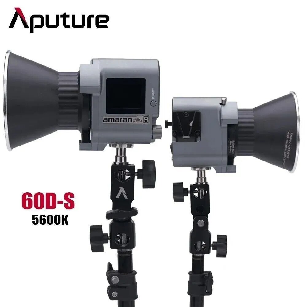 Aputure Amaran 60d-s 65W 5600K COB LED Bowens Studio Light, управление через приложение Bluetooth, 8 встроенных световых эффектов