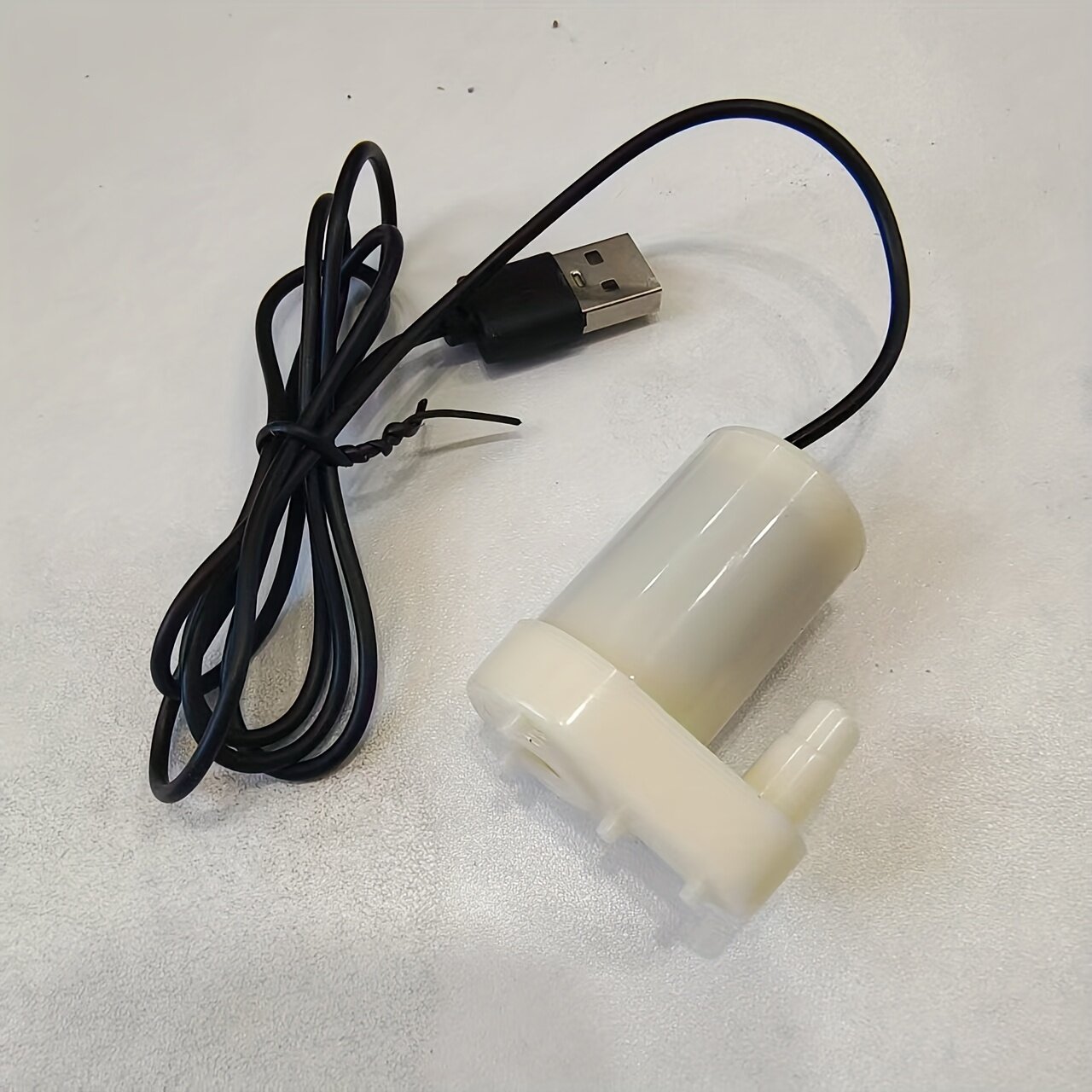 Миниатюрный бесщеточный погружной водяной насос USB, низкий уровень шума, белый, 1 шт.