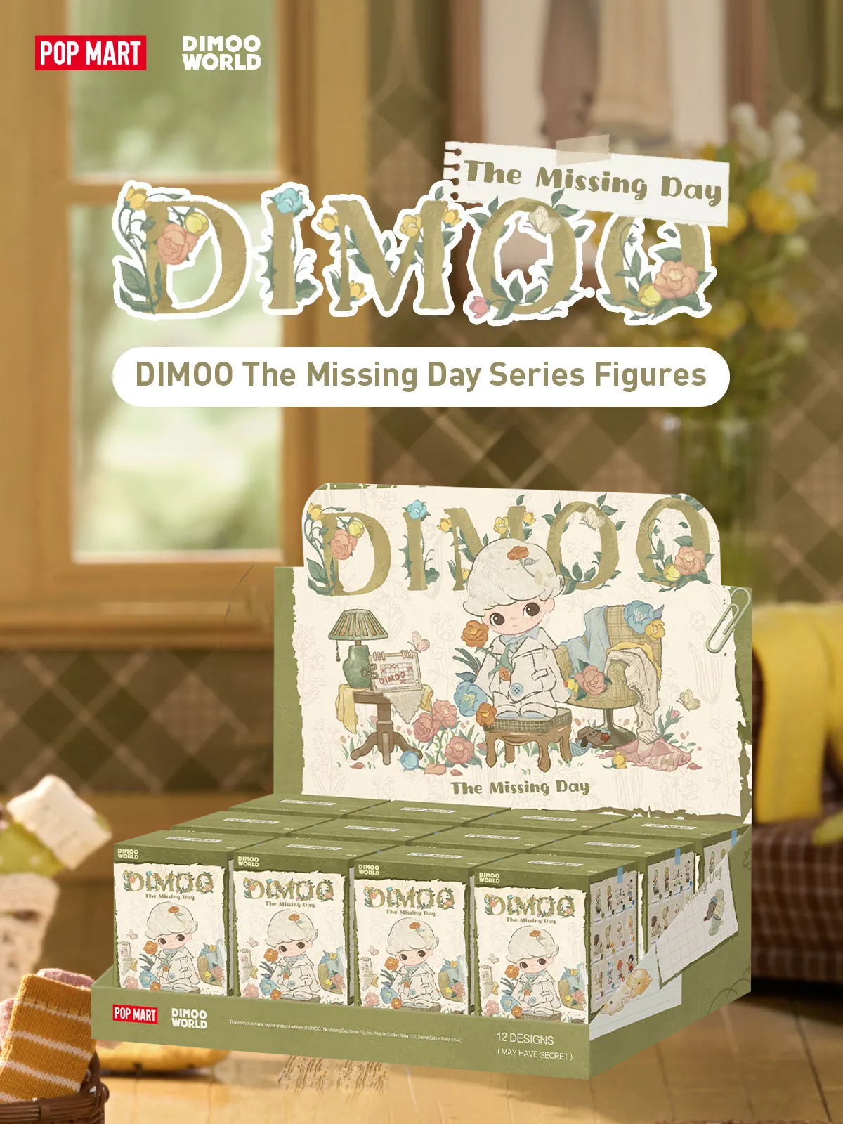 Коллекционная фигурка Pop Mart DIMOO The Missing Day Series Figures