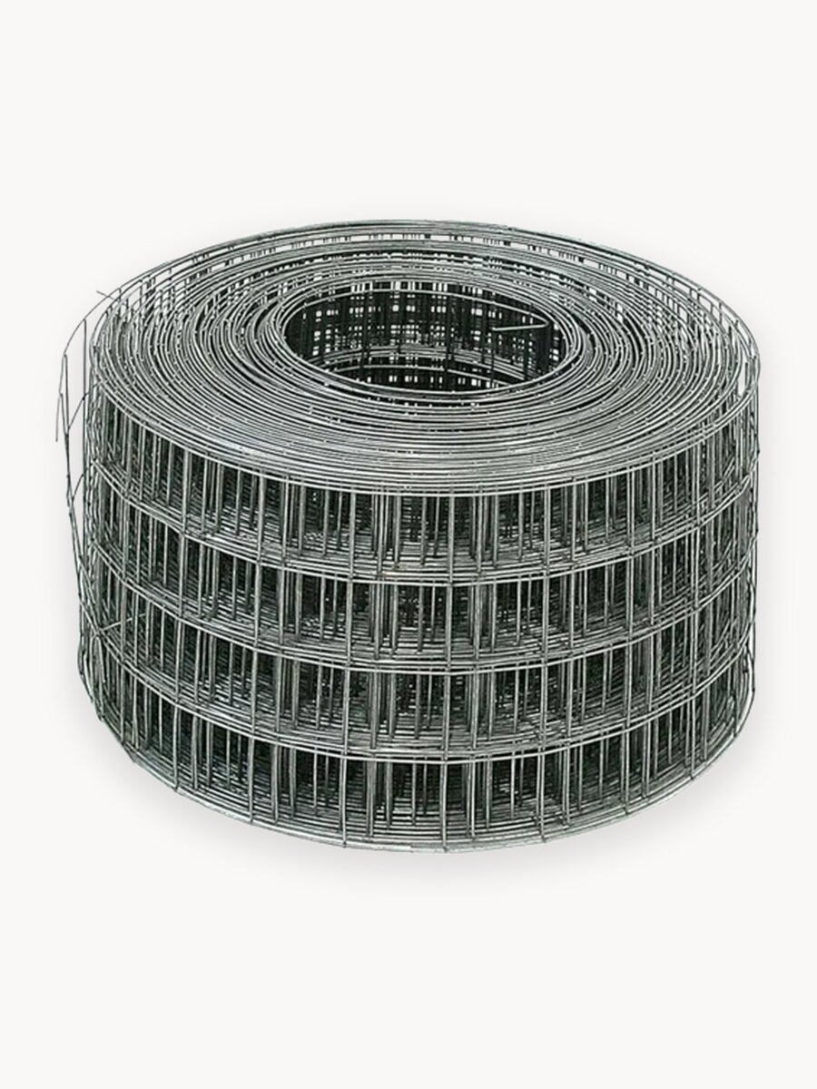 Сетка сварная яч. 50х50 мм, d 2,2 мм, 0,35х15 м, для кладки, забора, ограждений