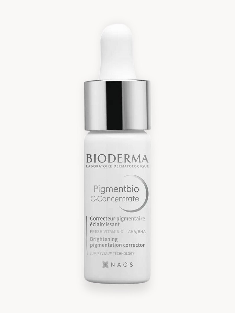 BIODERMA LABORATOIRE DERMATOLOGIQUE Пигментбио C-Concentrate Сыворотка для лица осветляющая, 15 мл
