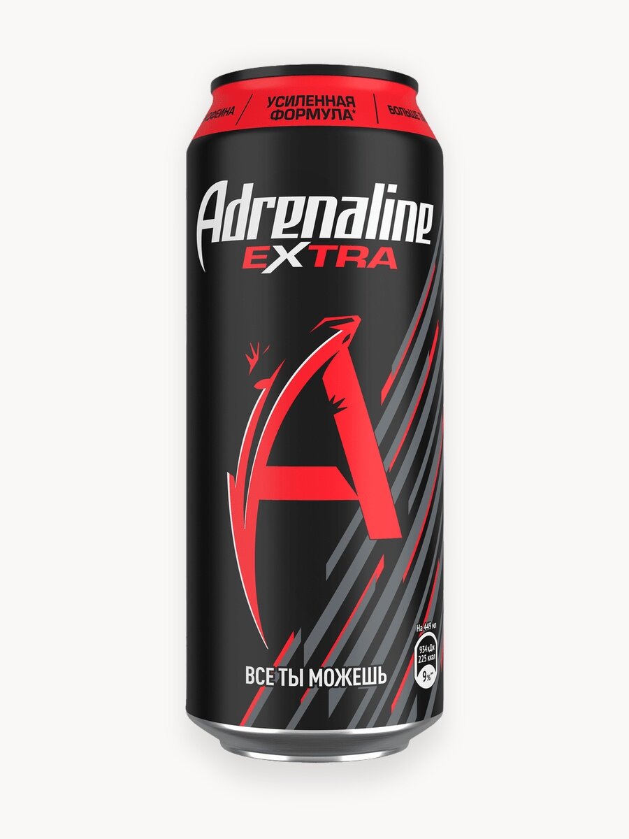 Энергетический напиток Adrenaline Rush Extra 0,449 л