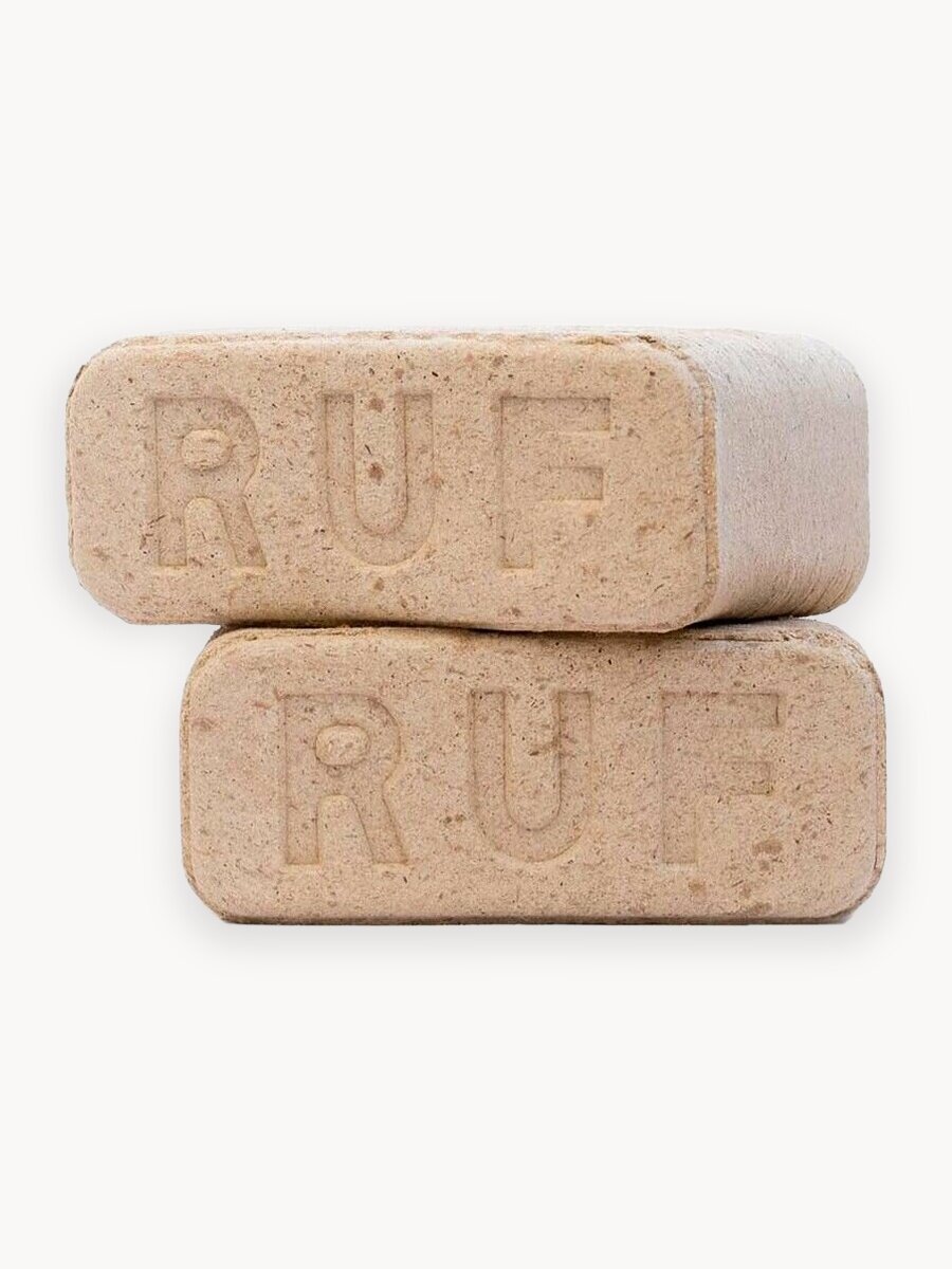 Топливные брикеты CHARCO RUF, береза, 10кг, 4850ккал/кг, влажность 6%, зольность 1%