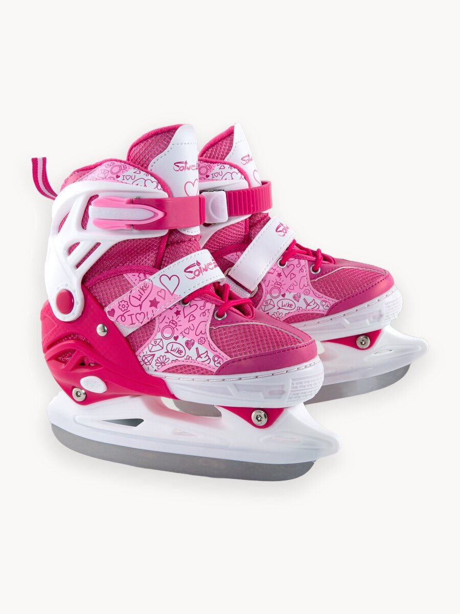 Роликовые коньки 2 в 1, размер 31-34