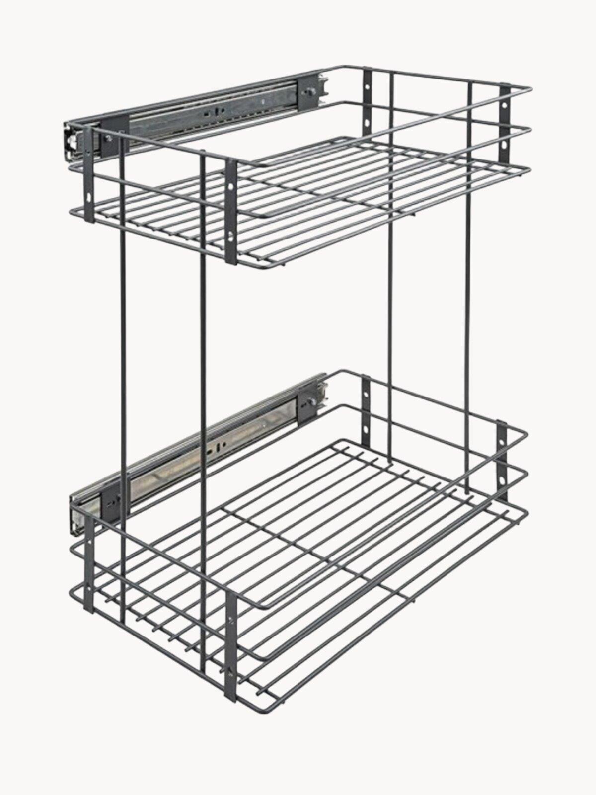 Бутылочница Lemax Prof 300 мм, с боковым креплением и доводчиком, вулканический серый (VK-02-300VG)