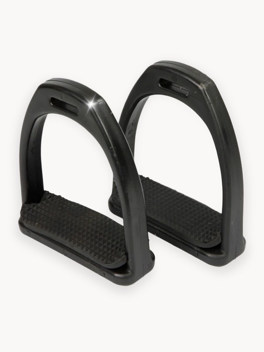 Sweethorse / Стремена пластиковые, для лошадей, черные, 120мм