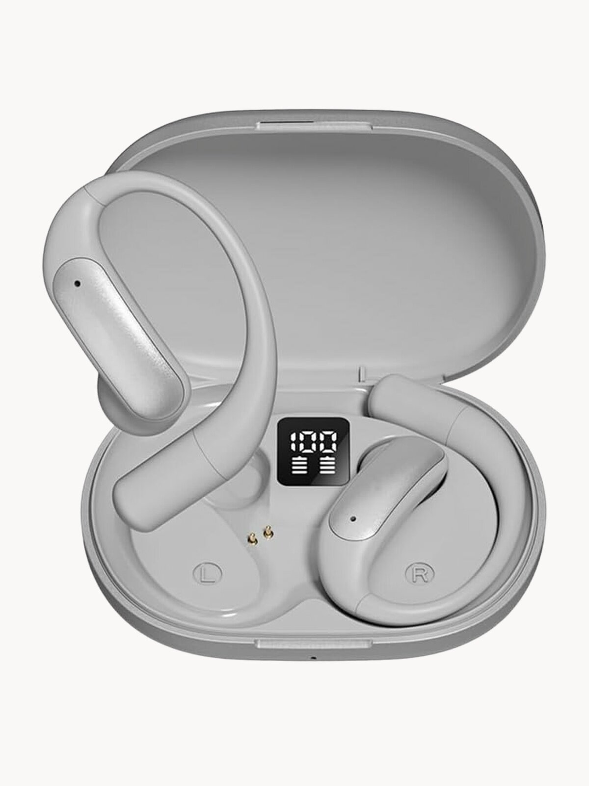 Беспроводные TWS-наушники True Wireless Earphones M127, Bluetooth 5.49, Hi-Fi звук, AI-переводчик, серые