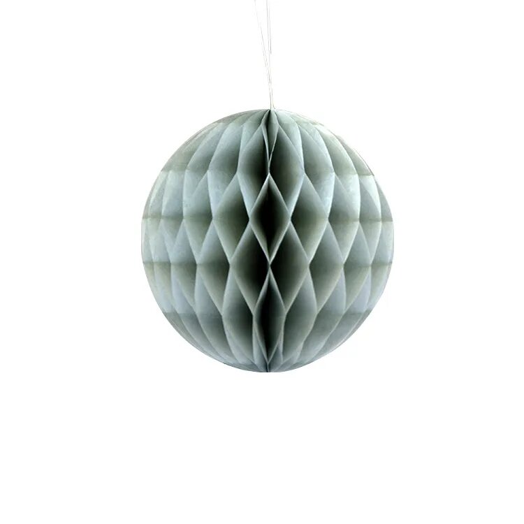 Бумажные сотовые шары Merylover Голубой, Gray, 10cm Honeycomb Ball