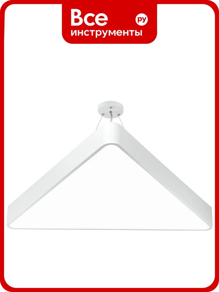 Светодиодный светильник ЭРА Geometria Delta SPO152W40K048 48Вт 4000К 3500Лм IP40 белый Б0050576