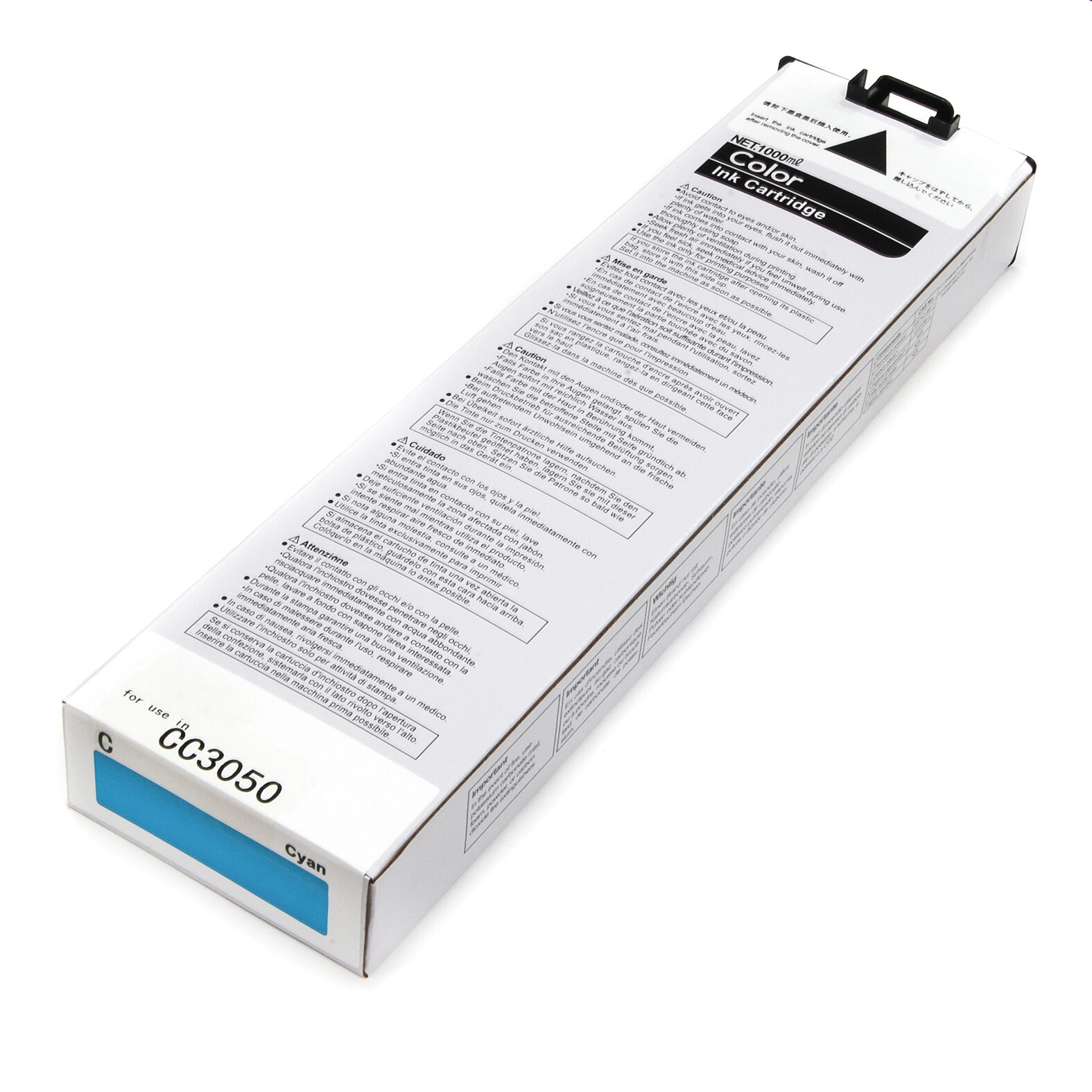 Картридж ОАТ для RISO ComColor 3050/7050/9050 (S-6301 G/E, совместимый), циан, 1000 мл.