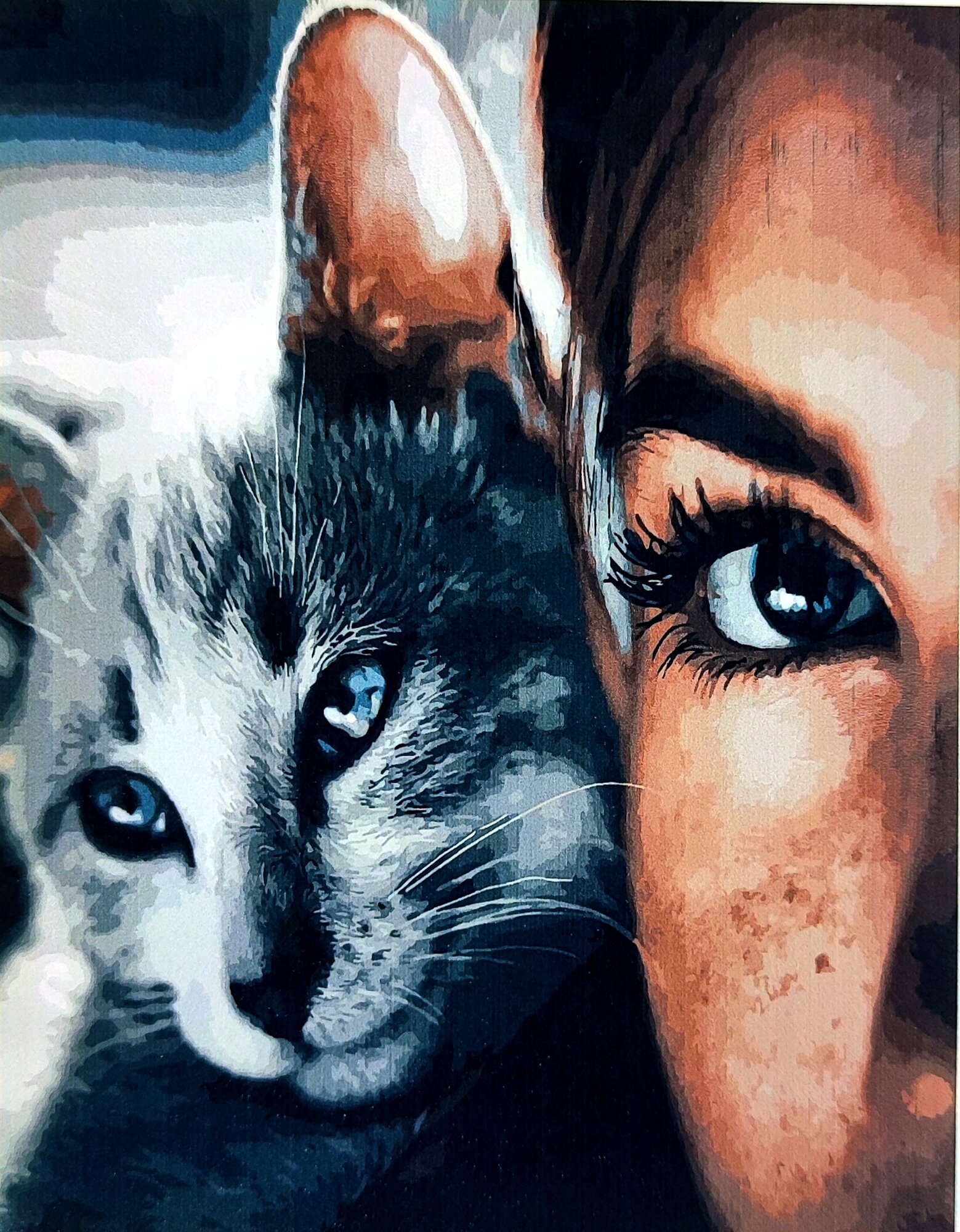 Картина по номерам PaintBoy "Попарт", акриловые краски, 40 см x 50 см