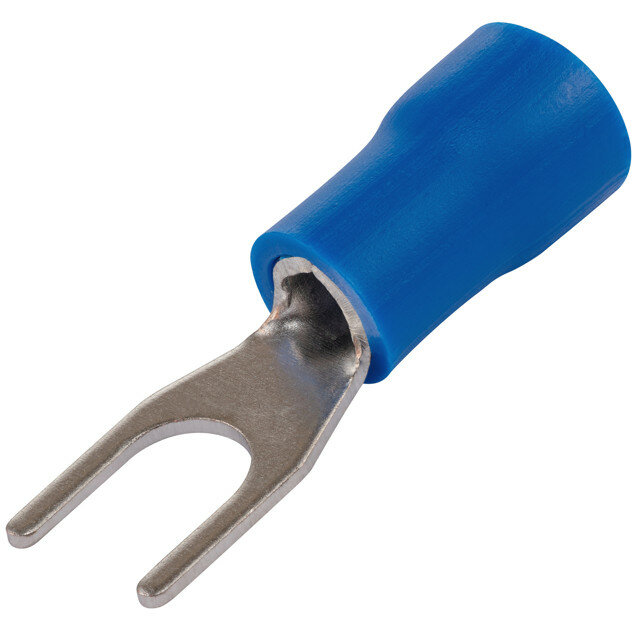 DUWI наконечник 2-4 вилка 1,5-2,5 мм набор 10 шт синий для соединителя и приборов