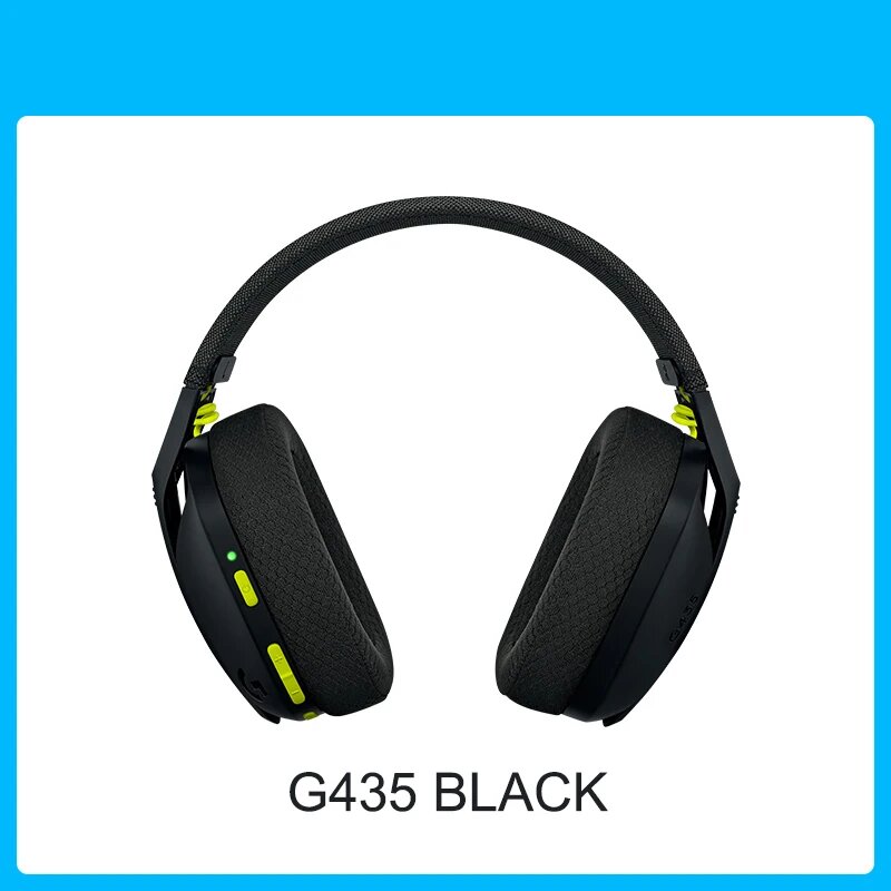 Logitech G435 LIGHTSPEED беспроводные игровые наушники BLACK