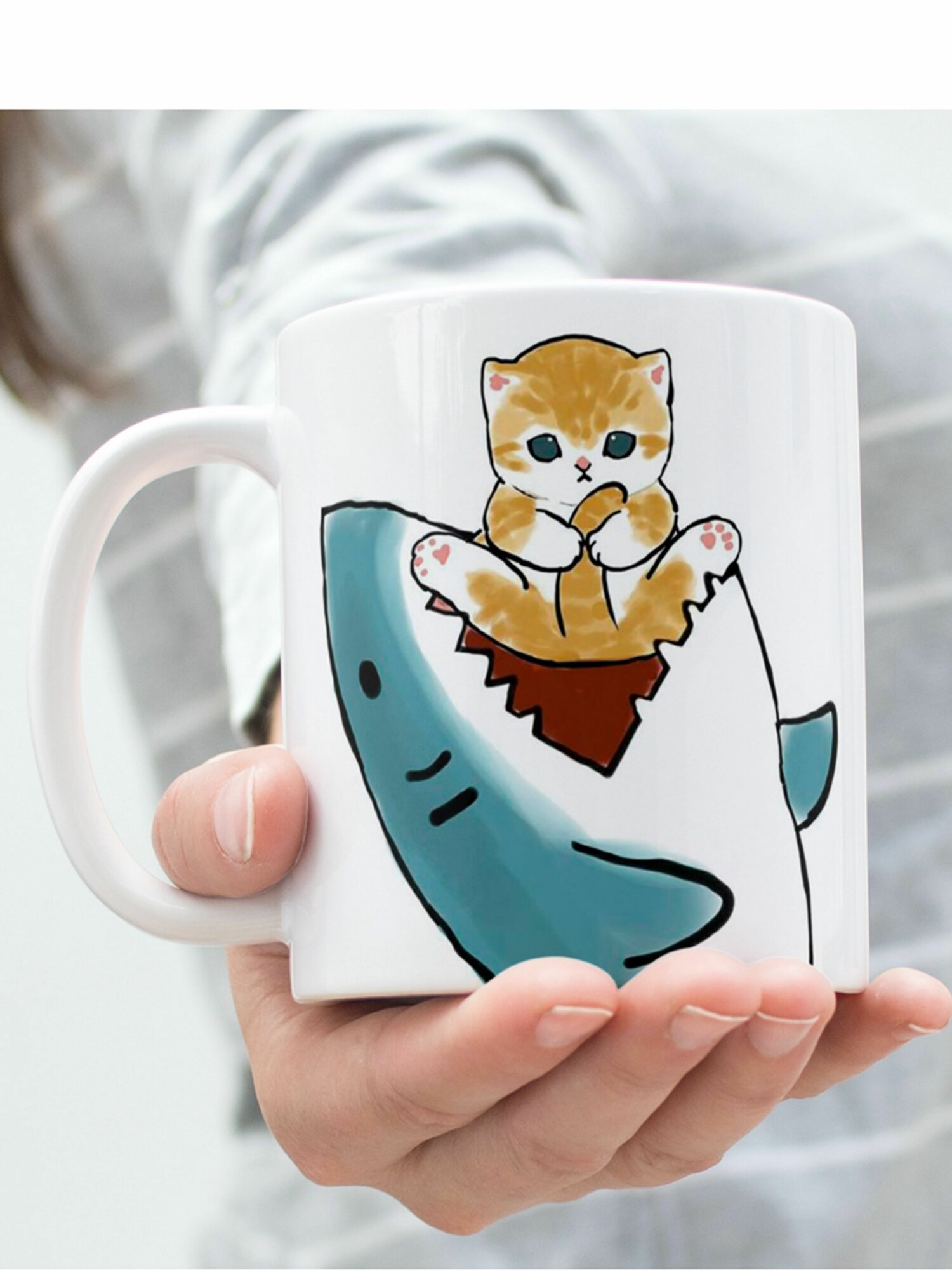 Кружка "Котик Акула"