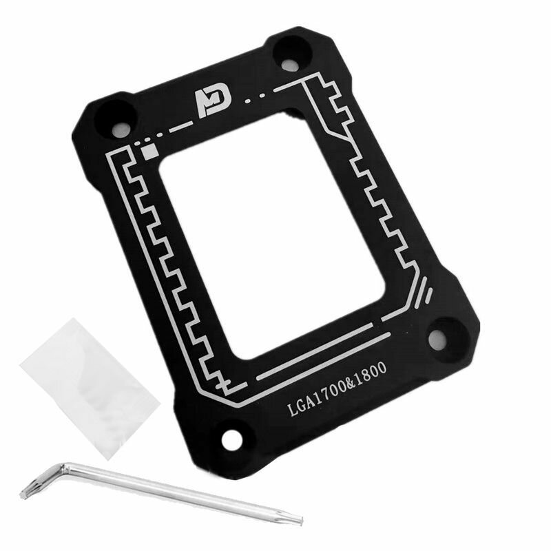 Рамка для укрепления гнезда LGA 1700/ прижимная пластина/ Рамка коррекции изгиба процессора черный