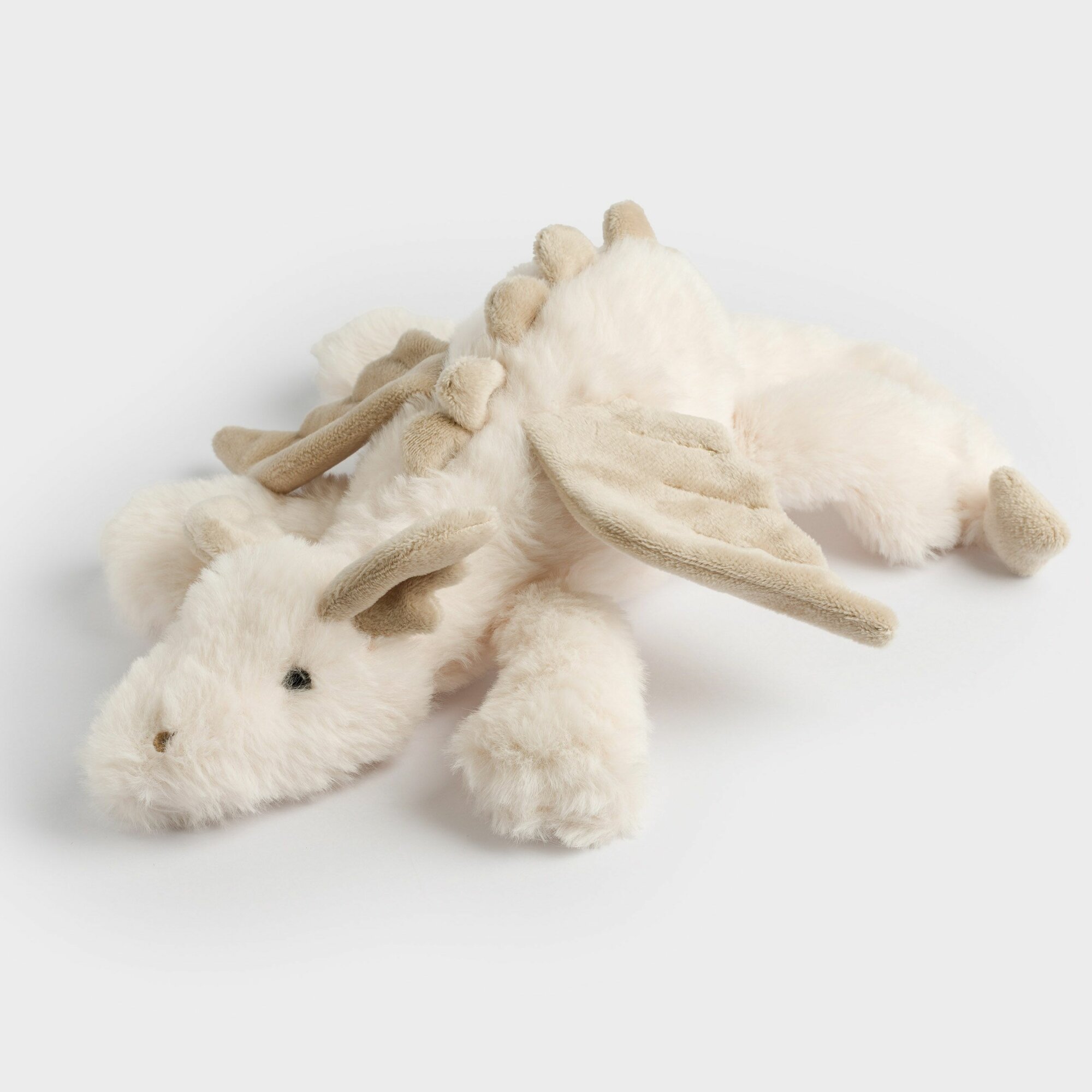 Игрушка, 33 см, мягкая, полиэстер, молочно-бежевая, Дракон, Dragon toy, Kuchenland