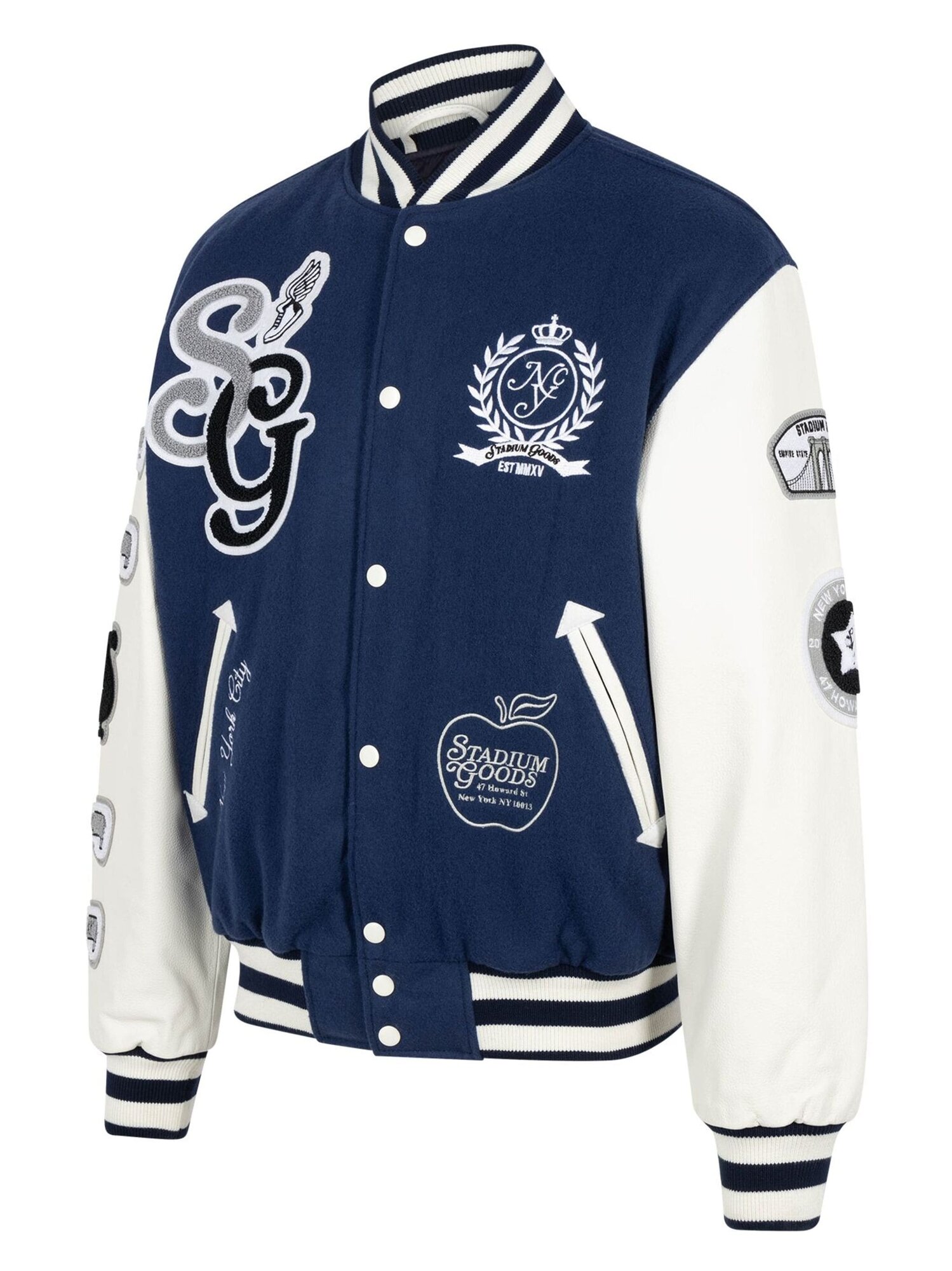 Куртка STADIUM GOODS NYC, размер XS, blue — фото 1