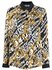 Рубашка Versace Jeans Couture Baroque, размер 38, black / black