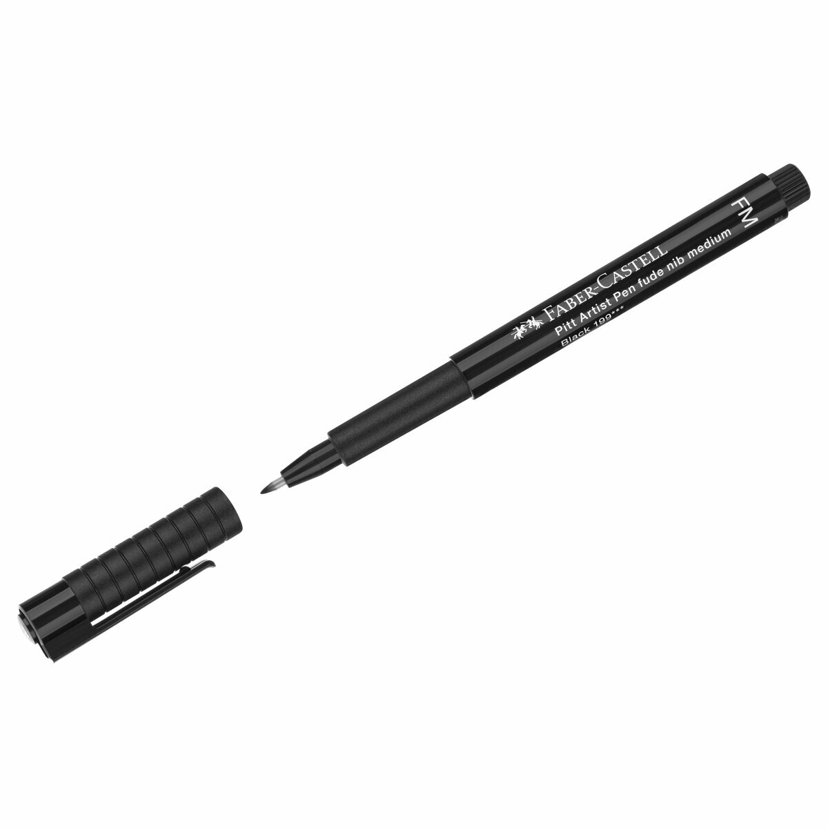 Комплект 20 шт, Ручка капиллярная Faber-Castell "Pitt Artist Pen Fude" черная, 0.6мм