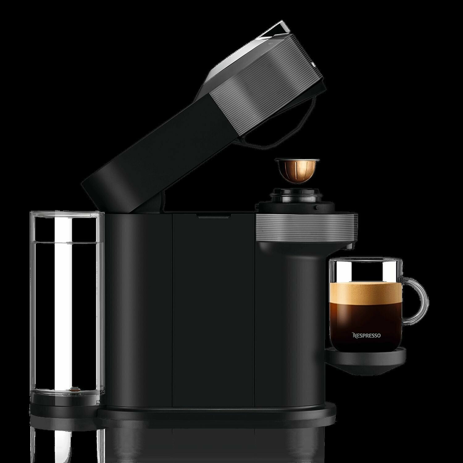 Капсульная кофемашина DeLonghi Nespresso Vertuo Next ENV120, серый