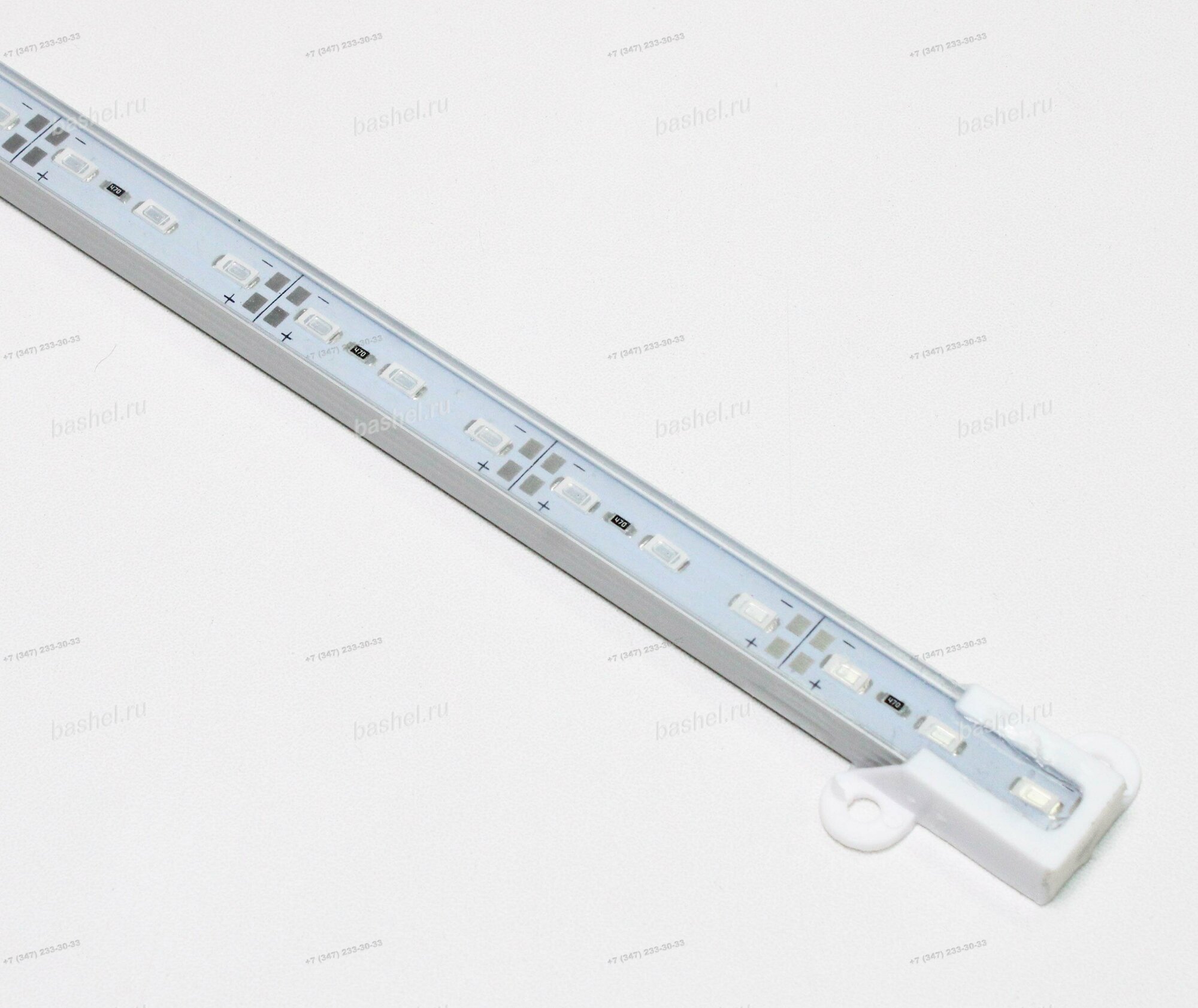 Line-12-5630-36SMD-Aqua (12-Red 660nm, 24-Blue 460nm) 12V, 7W для аквариумов (506x16x8мм), Линейка светодиодная